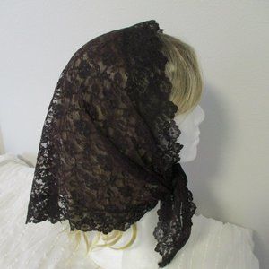 Vintage | Accessories | 99s Triangle Lace Scarf Head Scarf | Poshmark